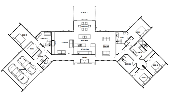 Cookham - 4 Bedroom Plan (280m2) - Cambridge Homes