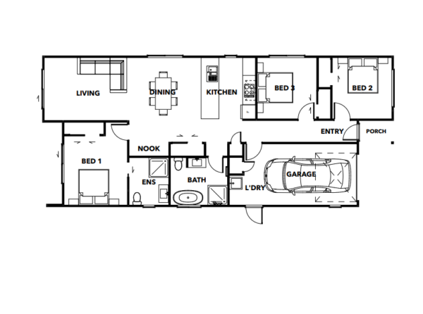 Turville - 3 Bedroom Plan (128m2) - Cambridge Homes