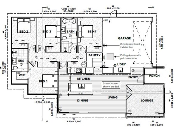 Devon - 4 Bedroom Plan (190m2) - 4 bedroom house plan - Cambridge Homes